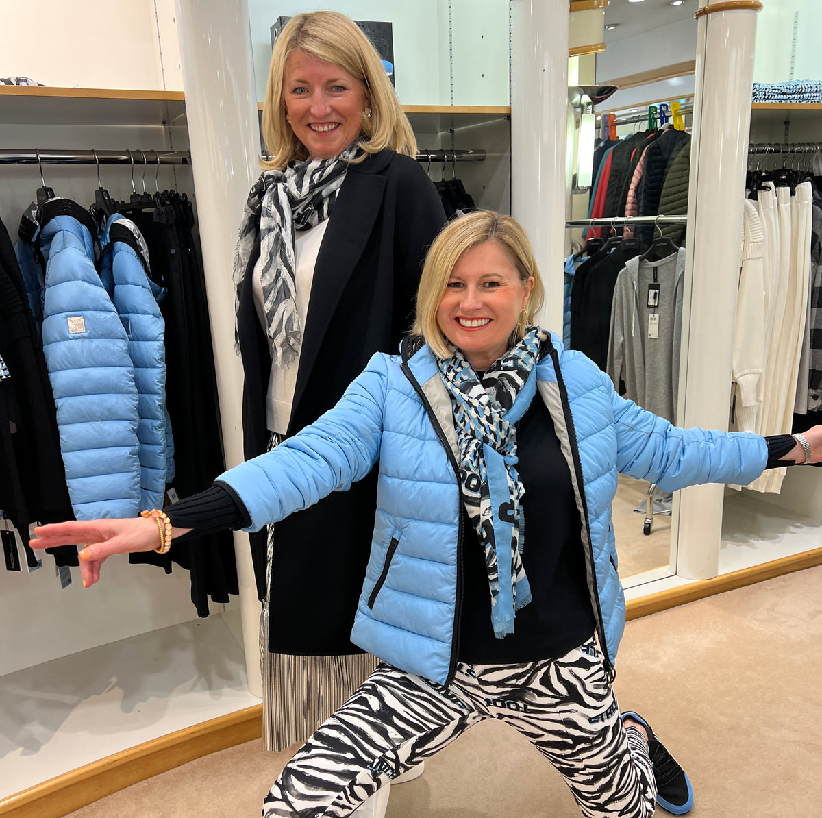 NEW IN from Marc Cain Sports... 'Black & Light' with striking prints a ...