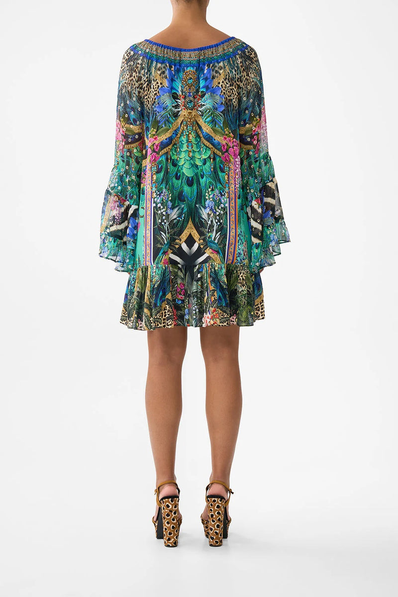 Animal Alchemy A-Line Frill Mini Dress – Angela Beer | The ultimate ...