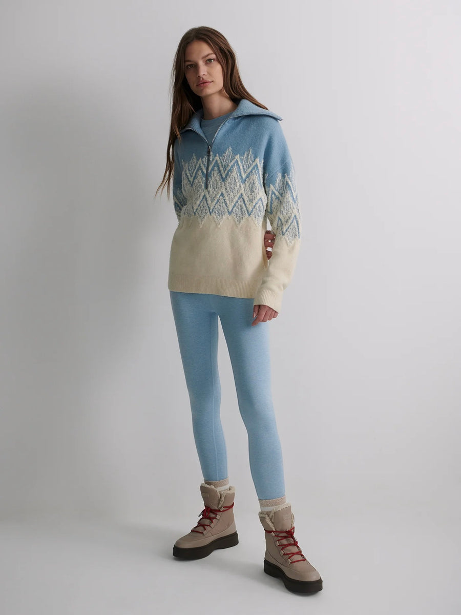Ashley Blue Hedda Fairisle Half-Zip Knit – Angela Beer | The ultimate ...