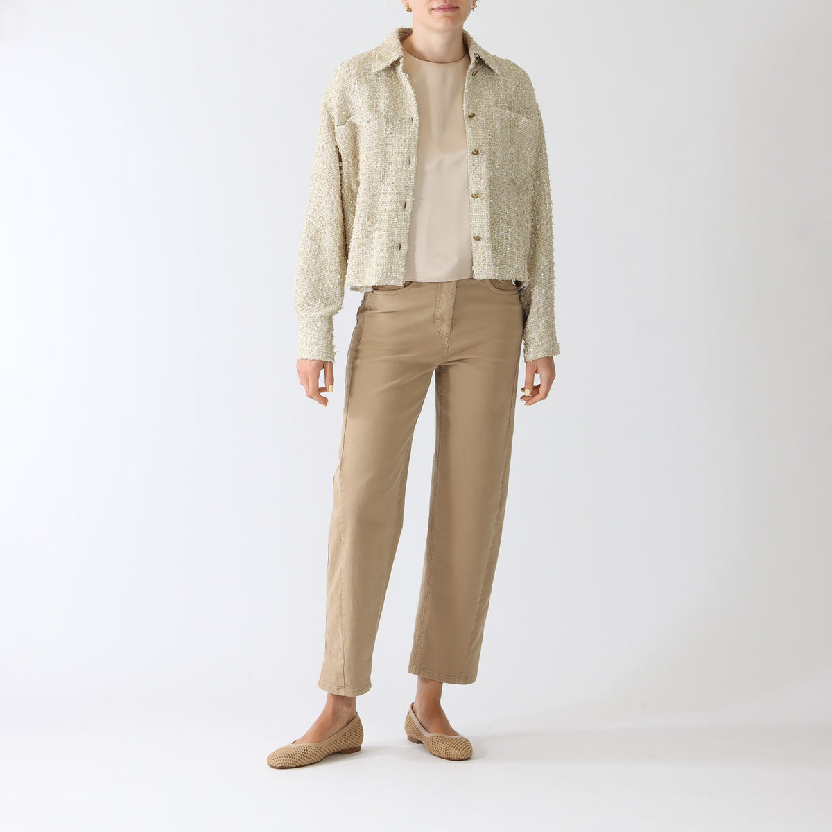 Beige The Luxury Fancy Tweed Jacket – Angela Beer | The ultimate ladies ...