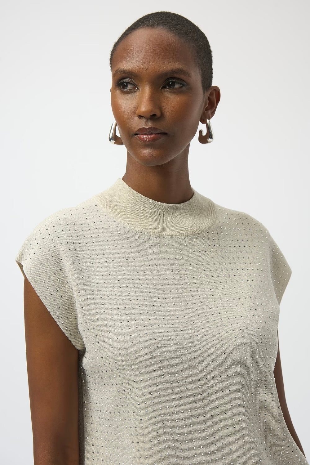 Birch Silver Sparkle Turtleneck Top – Angela Beer | The ultimate ladies ...