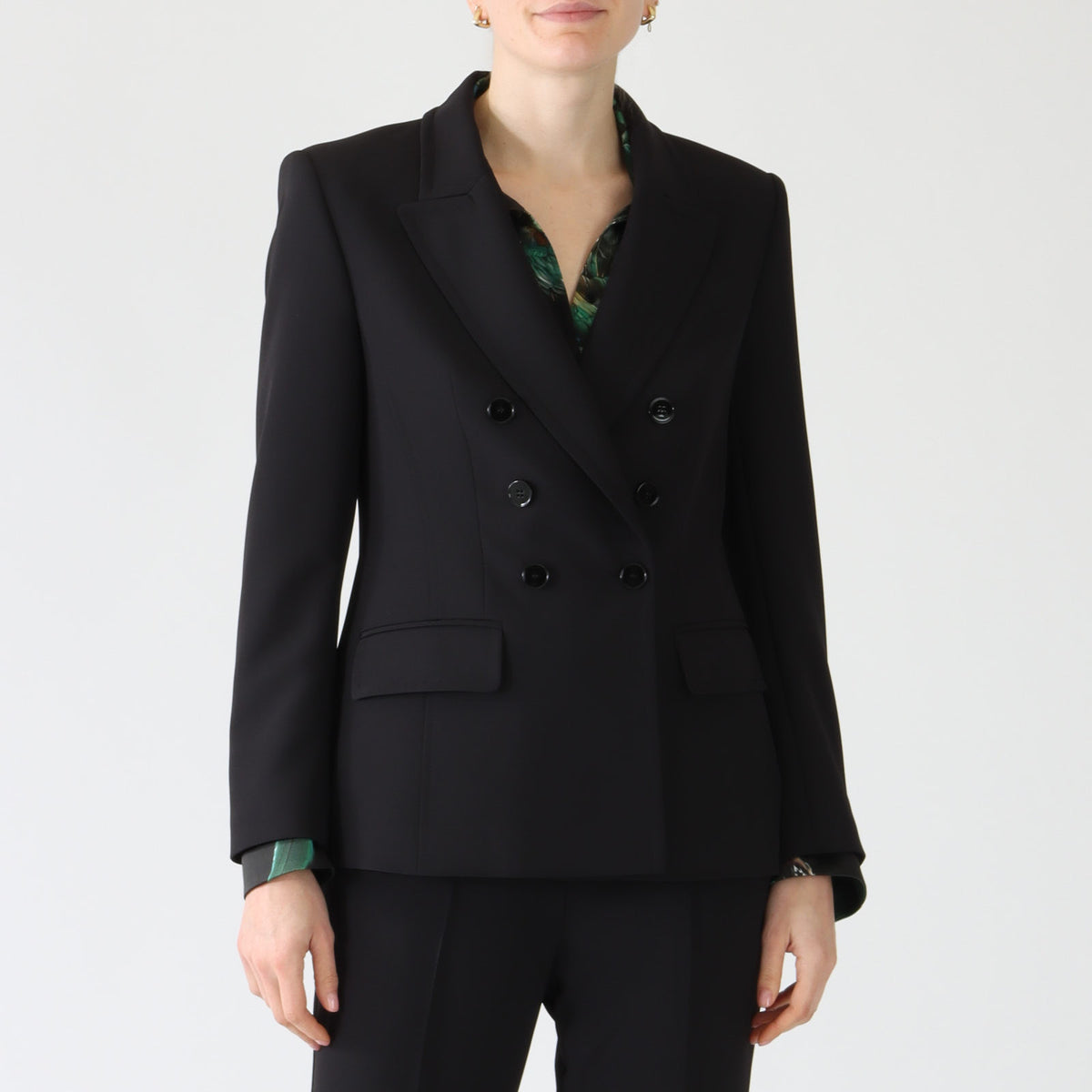 Black Double Breasted Blazer – Angela Beer | The ultimate ladies ...
