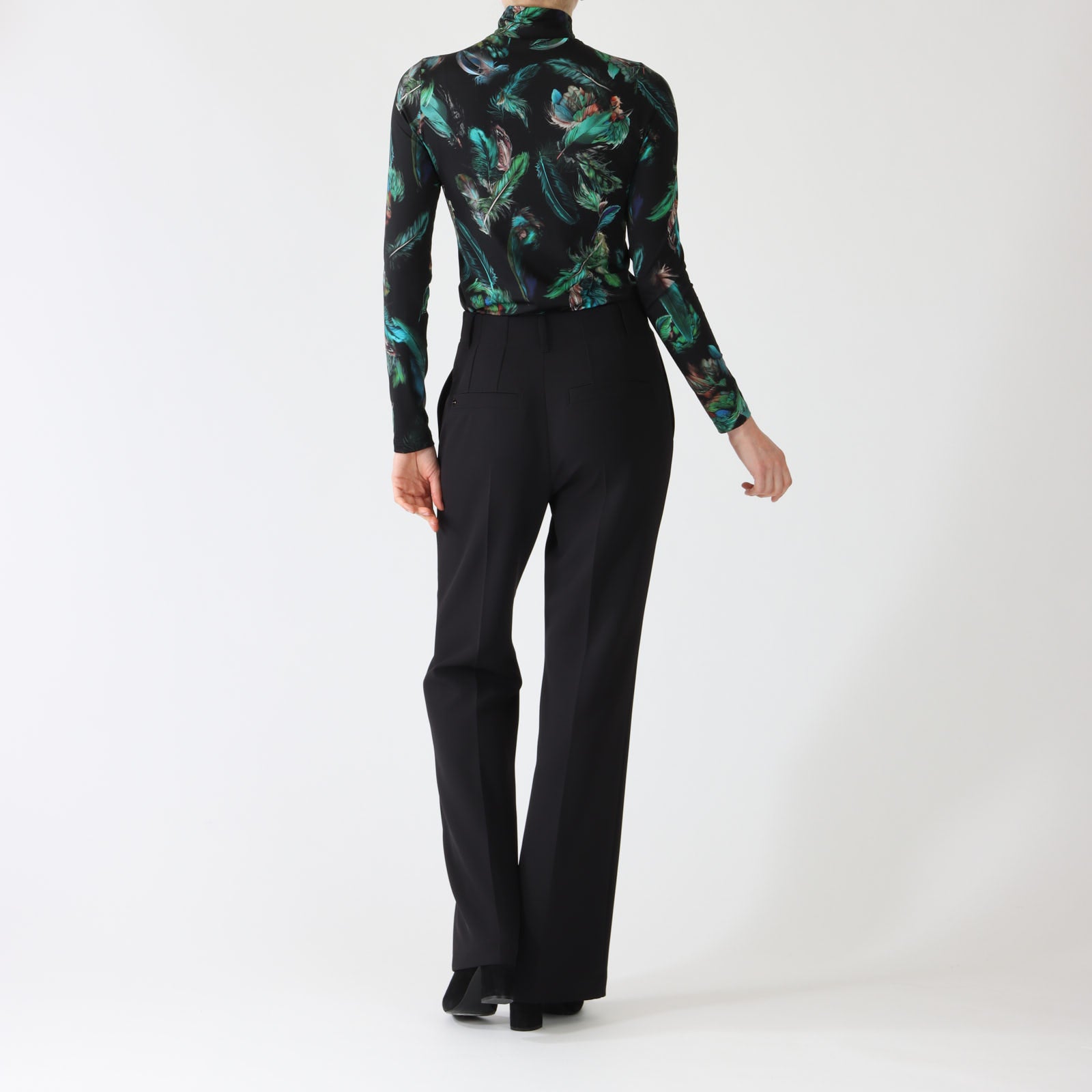 Black Faid Tailored Wide Leg Pants – Angela Beer | The ultimate ladies ...