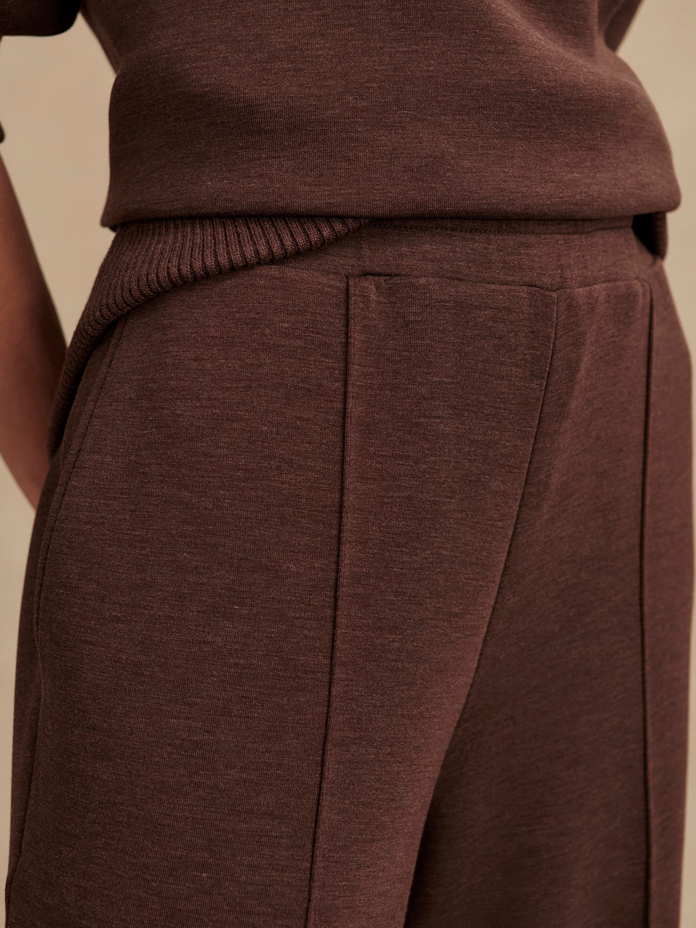 Coffee Bean Marl Wide Leg Sweatpants – Angela Beer | The ultimate ...