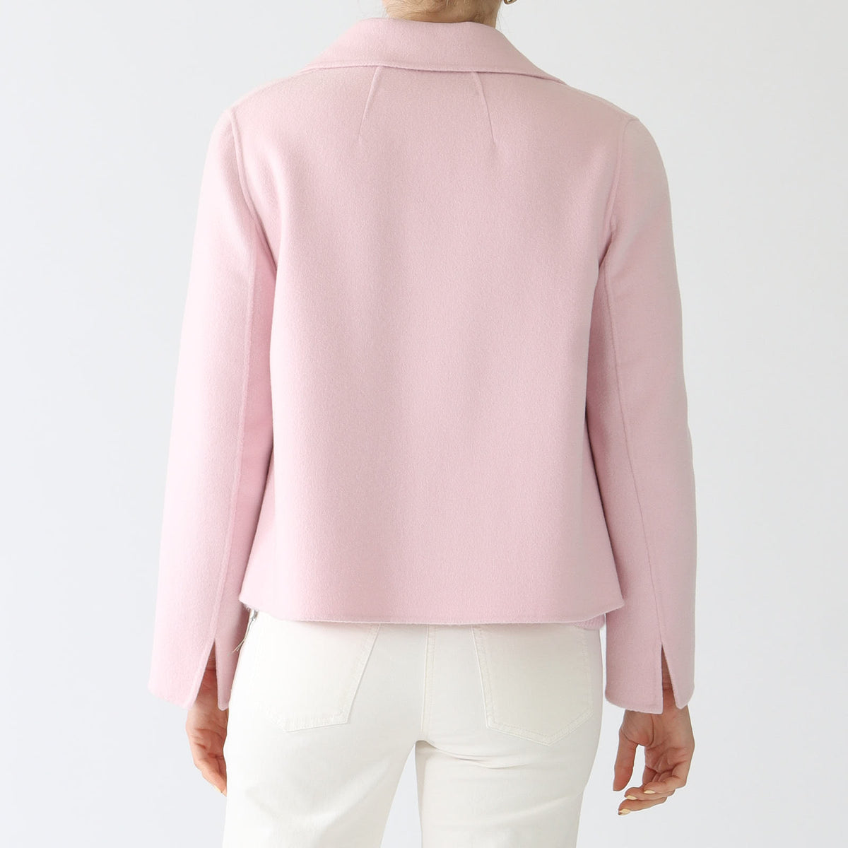 Creamy Blush The Doubleface Jacket – Angela Beer | The ultimate ladies ...