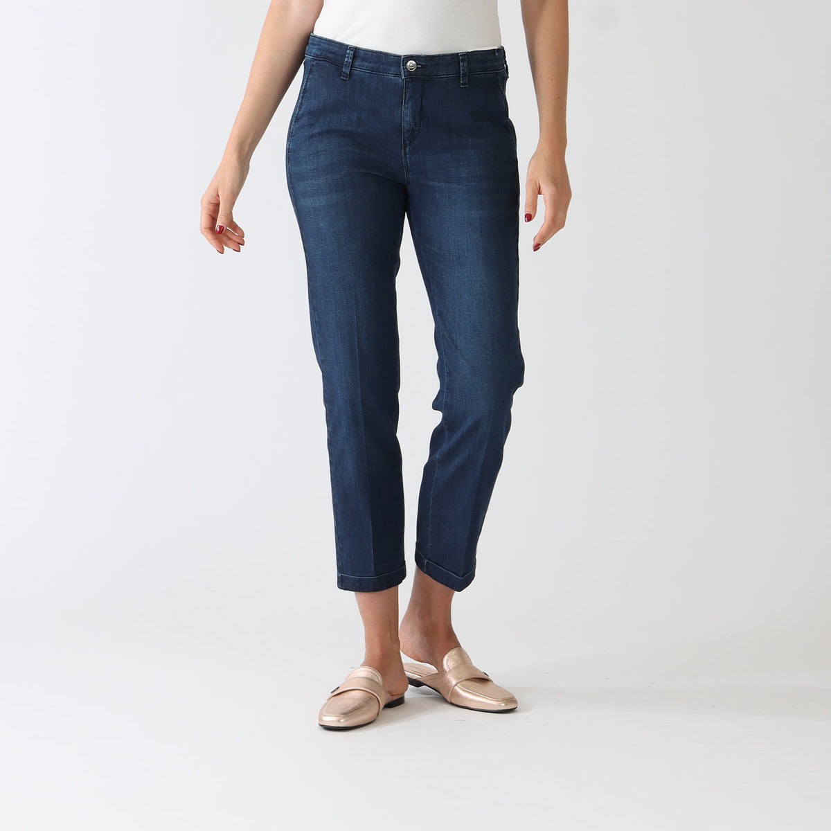 Dark Basin Wash Chino Style Jeans – Angela Beer | The ultimate ladies ...