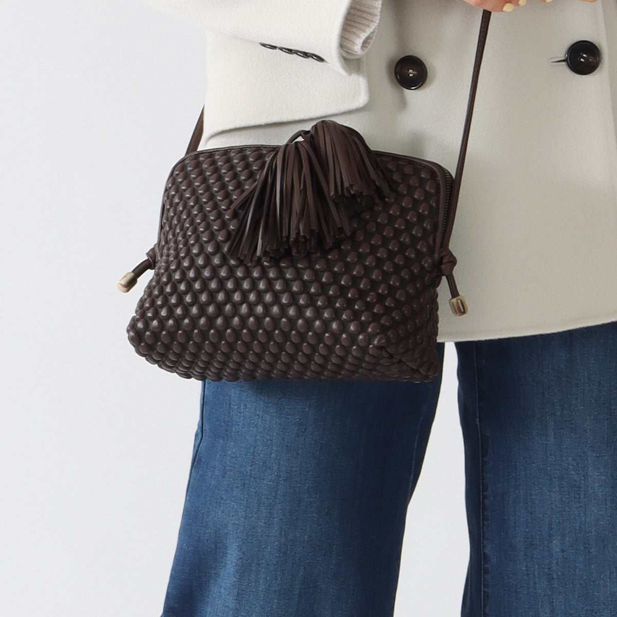 Dark Brown Large Gizmo Crossbody Bag – Angela Beer | The ultimate ...