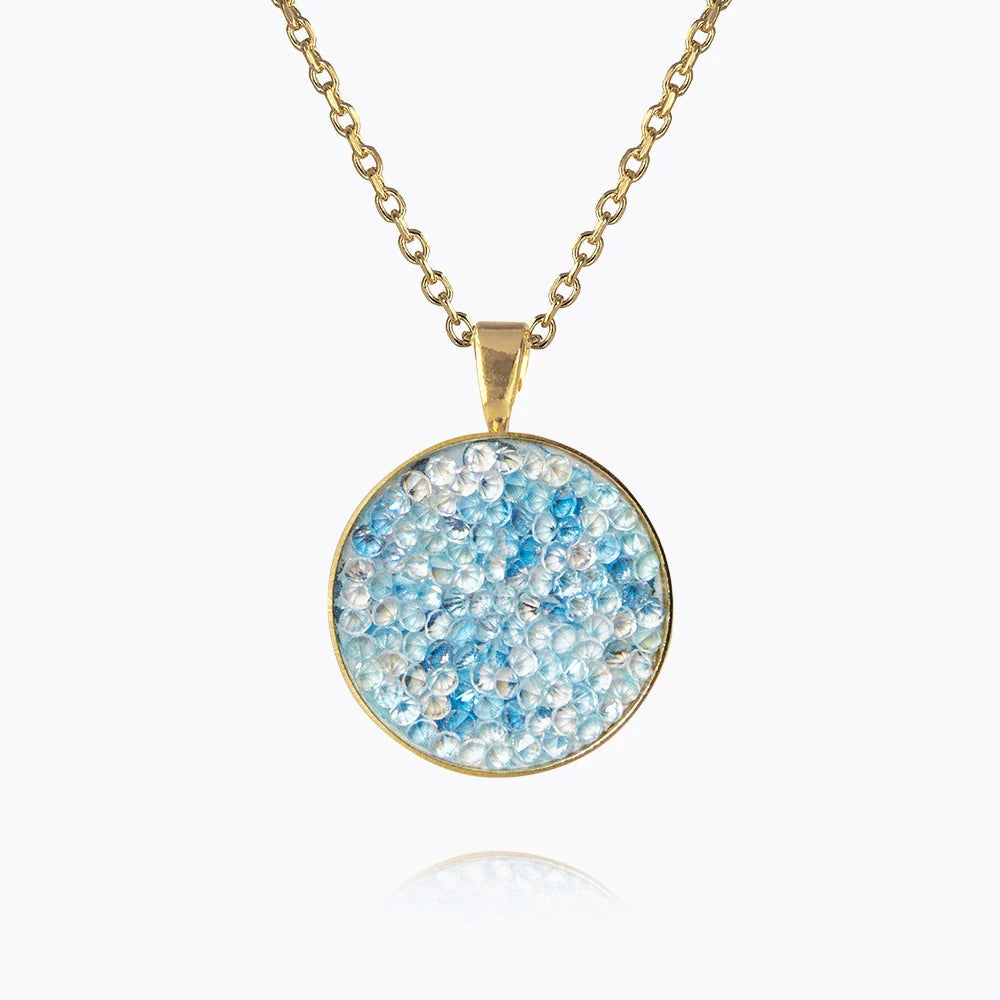 Gold Chloe Sky Combo Crystal Necklace – Angela Beer | The ultimate ...
