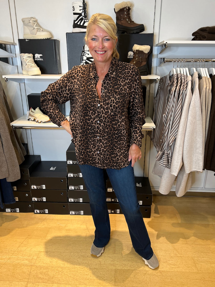 Brown Nala Josephine Leopard Print Shirt – Angela Beer | The ultimate ...