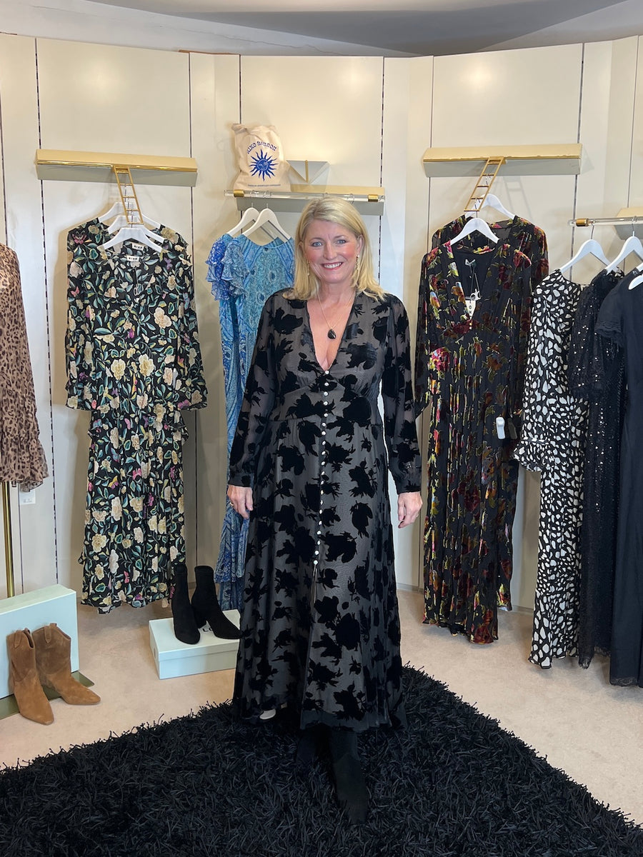 Mono Avalyn Countryside Devore Maxi Dress – Angela Beer | The ultimate ...