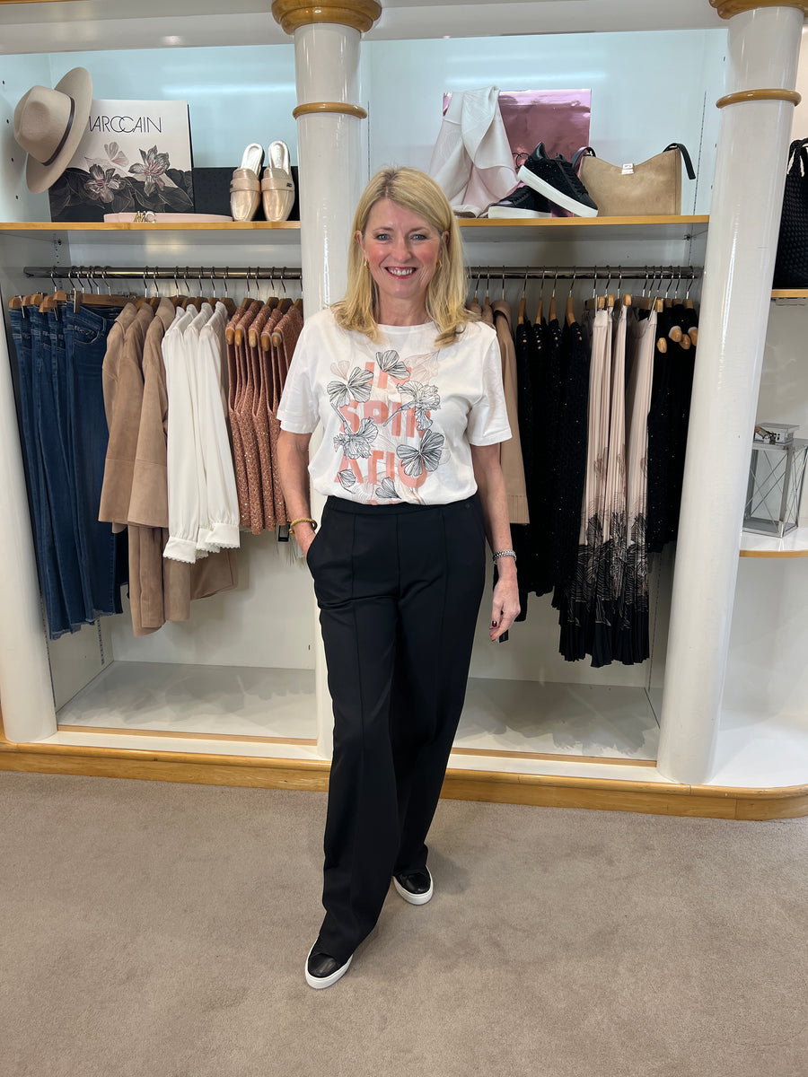 Off White 'Inspiration' Print T-Shirt – Angela Beer | The ultimate ...