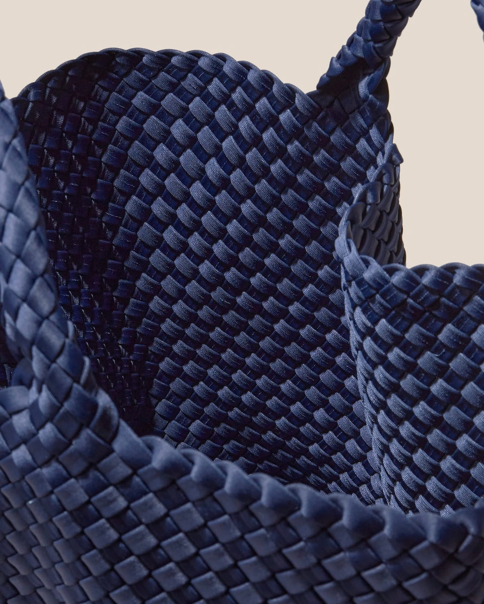 Ink Blue St Barths Medium Tote – Angela Beer | The ultimate ladies ...