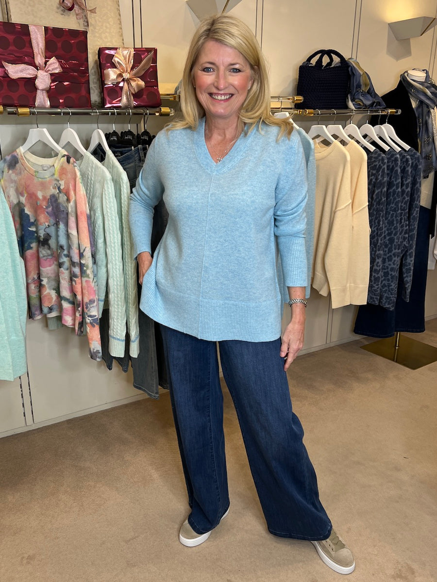 Island Easy Vee Cashmere Sweater – Angela Beer | The ultimate ladies ...