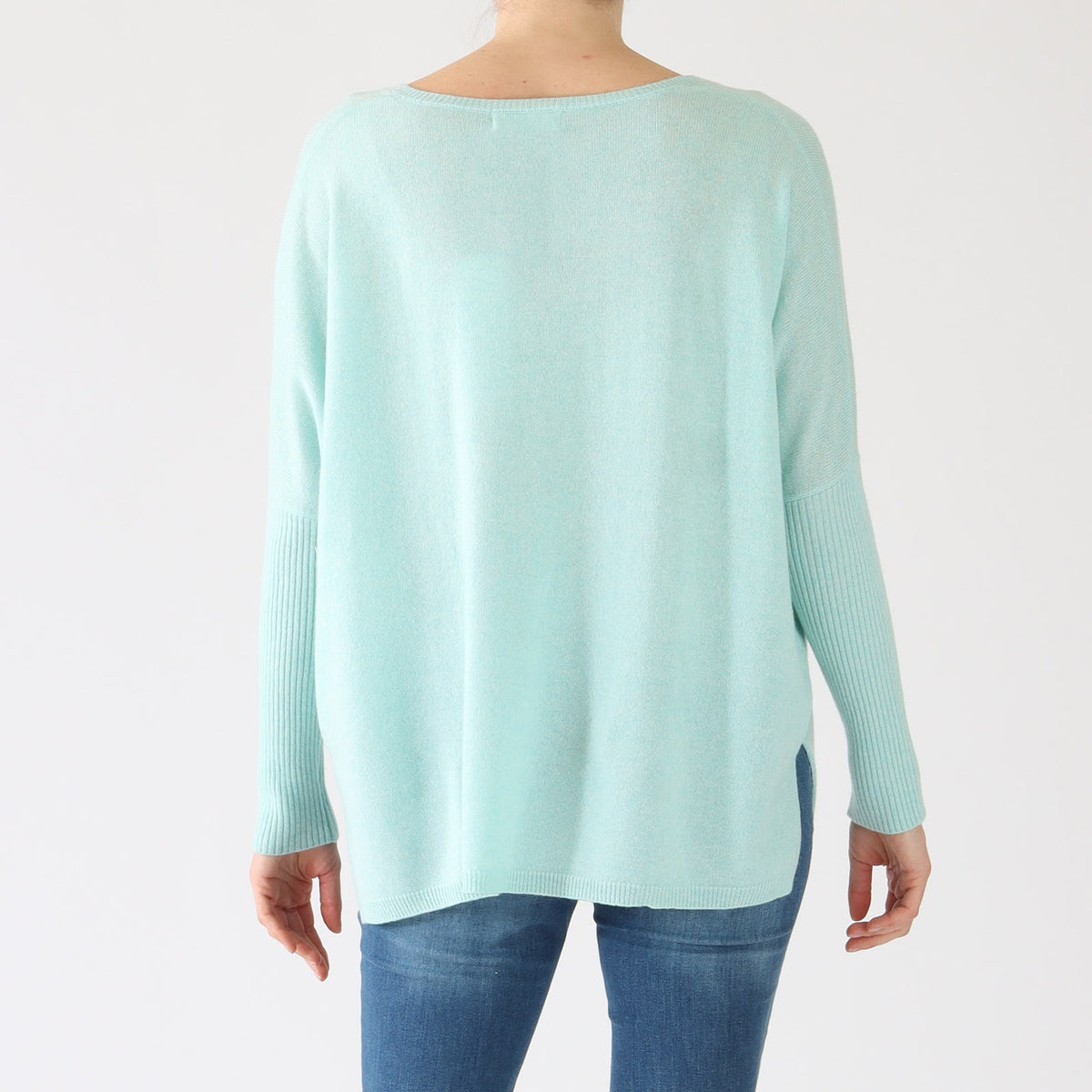 Mint Ice Faustine Cashmere Poncho Sweater – Angela Beer | The ultimate ...