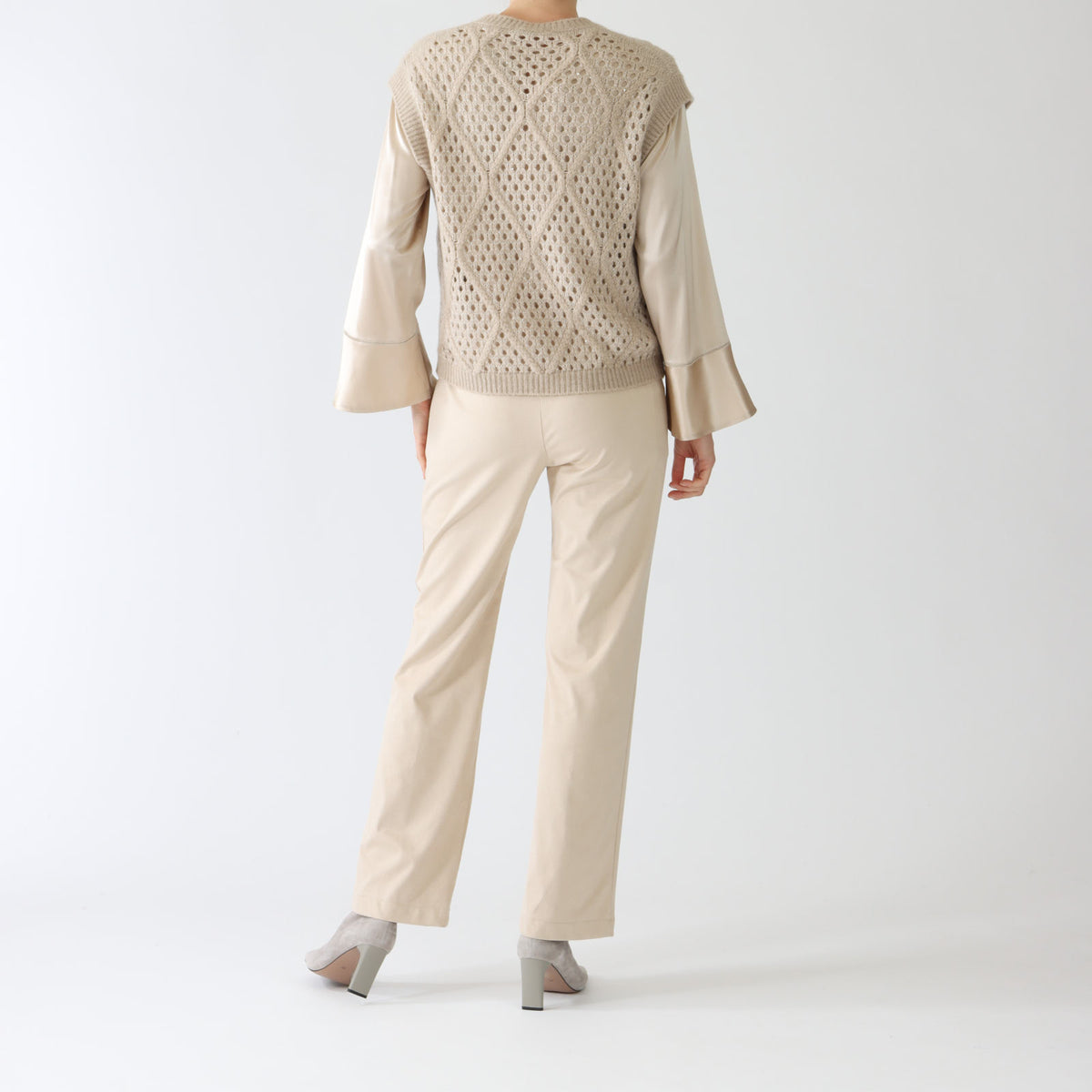 Naturale Diamond Stitch Knit Tank – Angela Beer | The ultimate ladies ...