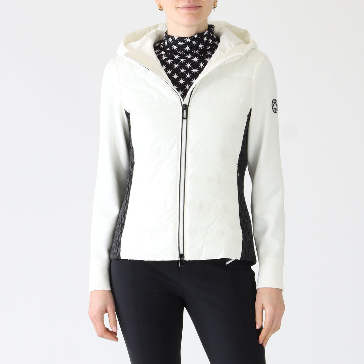 Off White Ski Style Puffer Jacket – Angela Beer | The ultimate ladies ...