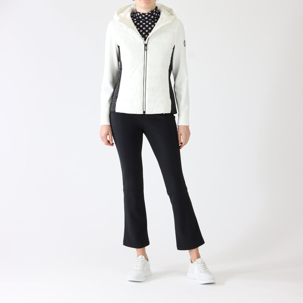 Off White Ski Style Puffer Jacket – Angela Beer | The ultimate ladies ...