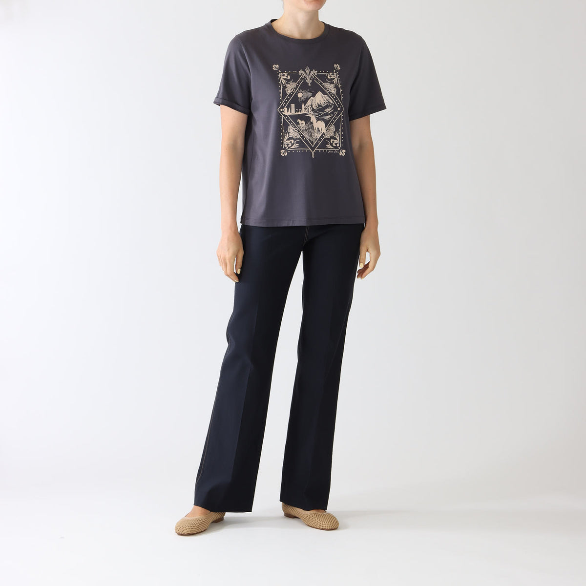 Periscope Blue Western Print T-Shirt – Angela Beer | The ultimate ...