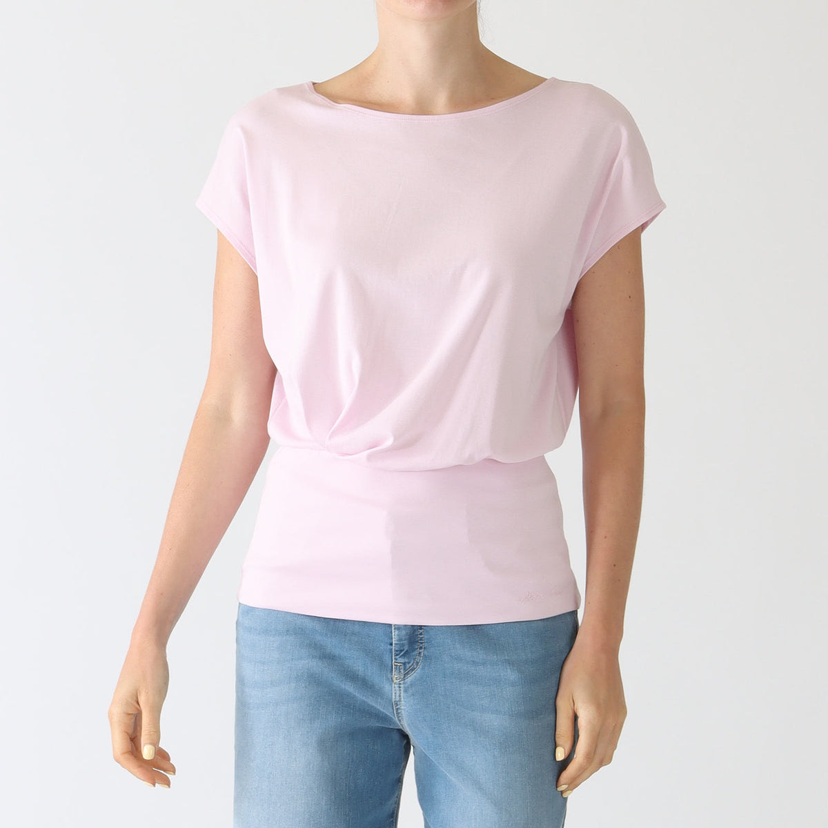 Pink Tulle Fitted Gathered T-Shirt – Angela Beer | The ultimate ladies ...