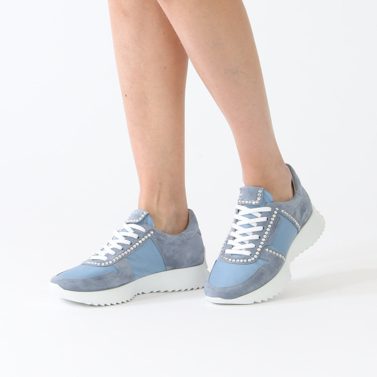 Cielo Pull Rhinestone Sneakers – Angela Beer | The ultimate ladies ...