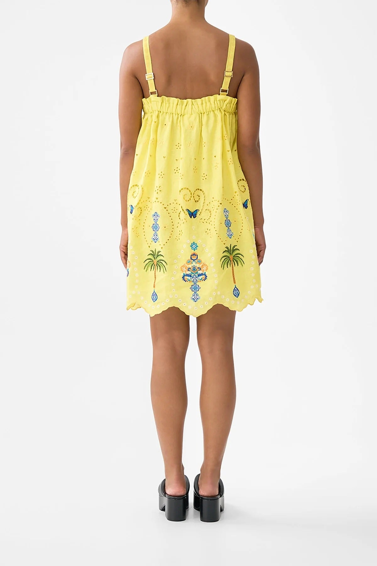 Sultanahmet Summer Wide Strap Mini Sundress – Angela Beer | The ...