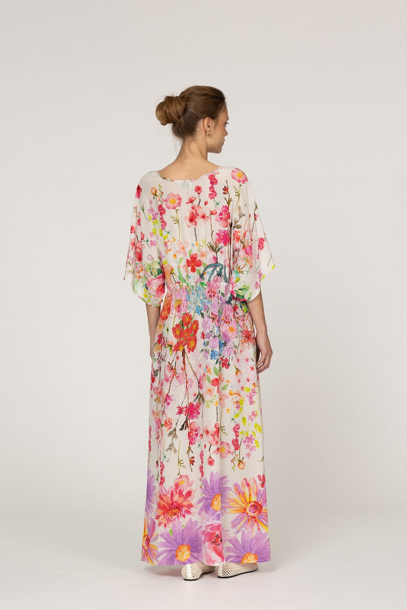 Vanilla Peony Jardin Magnifique Silk Dress – Angela Beer | The ultimate ...